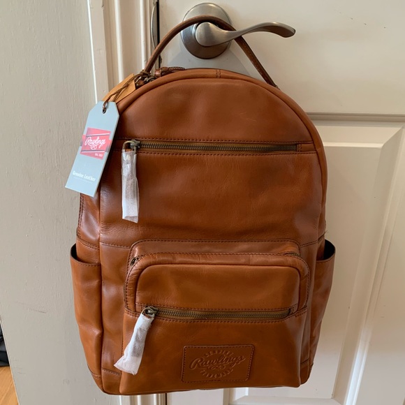 Rawlings | Bags | Rawlings Estonia Leather Backpack Tan New | Poshmark